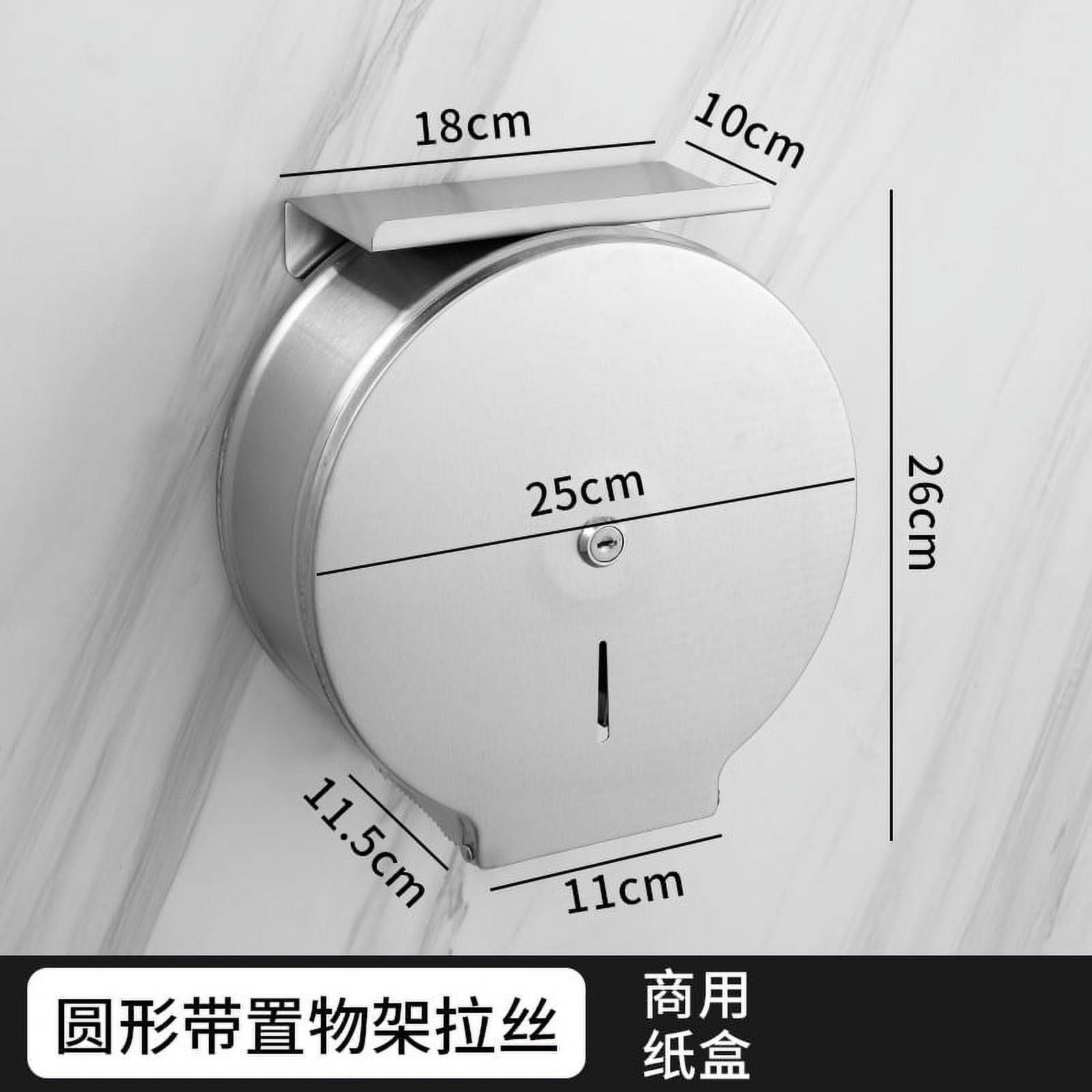 Nvzi-c Bathroom Roll Dispenser, Wall Mounted Commercial Toilet Paper ...
