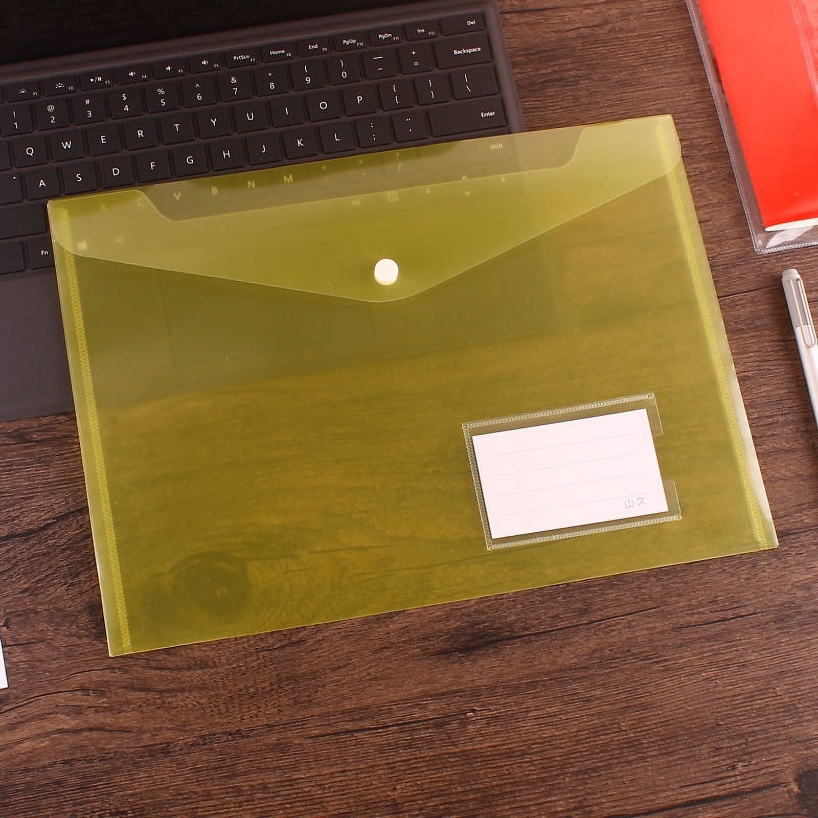 Xiao Hua plastic folder, 10 plastic folders, A4 sized plastic envelopes ...