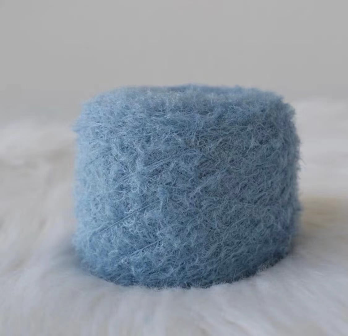 Nvzi-c Soft Plush Wool Acrylic Fancy Loop Yarn for Doll Hair Making ...