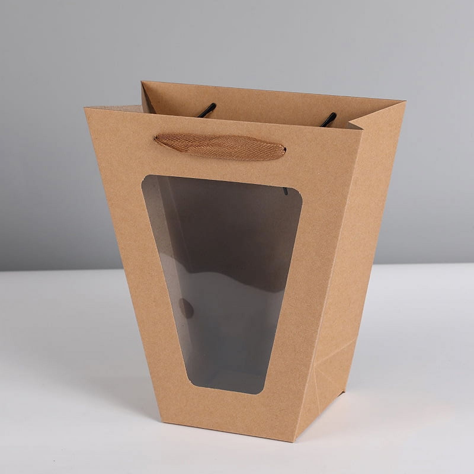 Nvzi gifts, flowers, gift box packaging bags, trapezoidal transparent ...