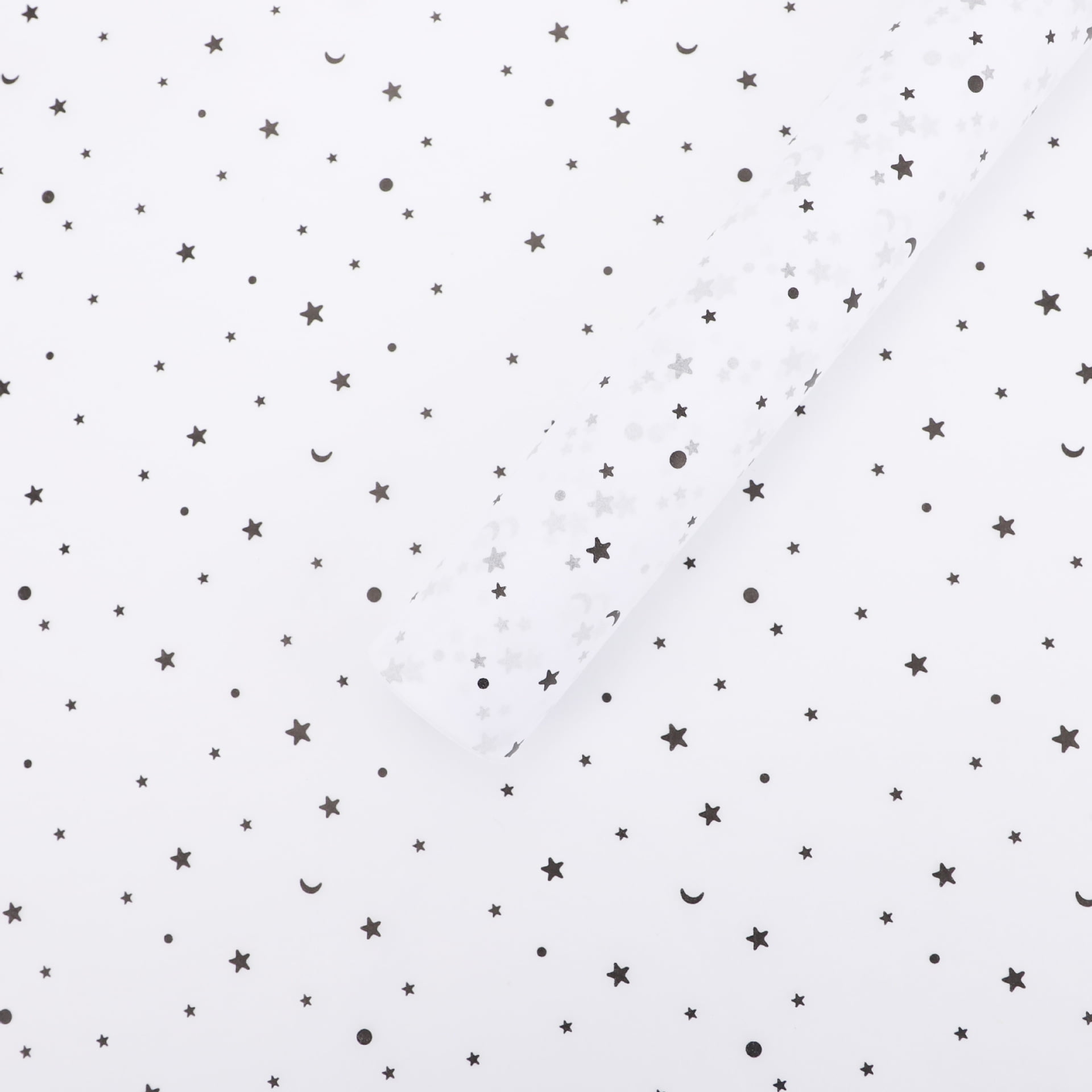 Nvzi snow pear paper hot gold star moon metal texture lining bouquet ...