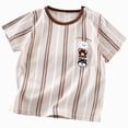 Nwiuh Toddler Boys Short Sleeve T-Shirts Baby Basic Tee Solid Color ...
