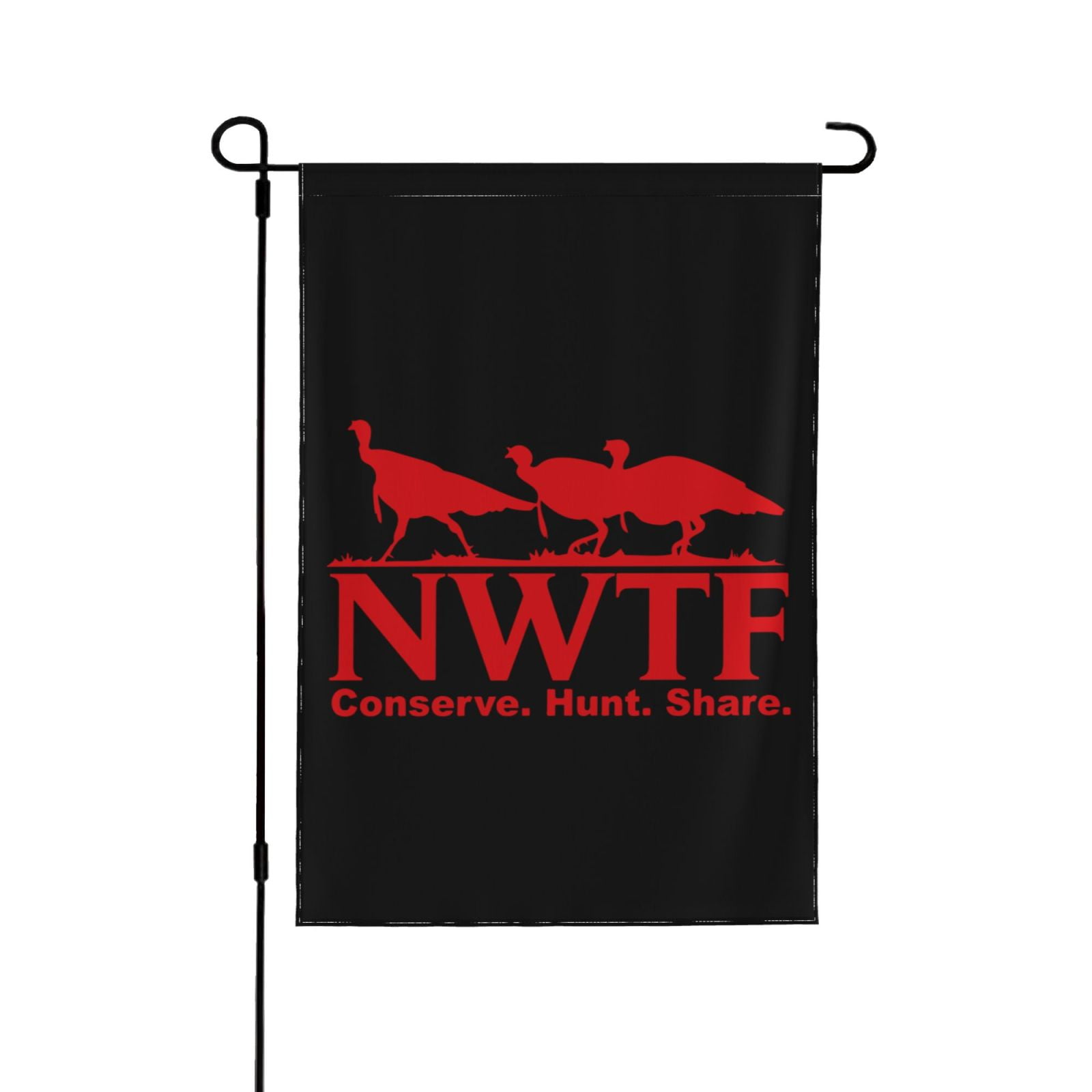 Nwtf Logo Garden Flag 12.5x18 Inch Double Sided Decorations Outdoor Yard Flags For Outside Lawn ...