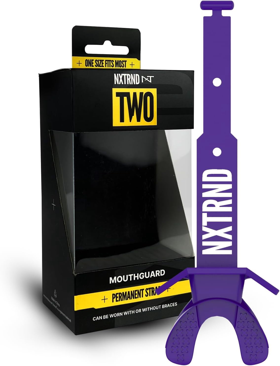 Nxtrnd Two Football Mouth Guard, Football Mouthpiece with Strap, Fits ...