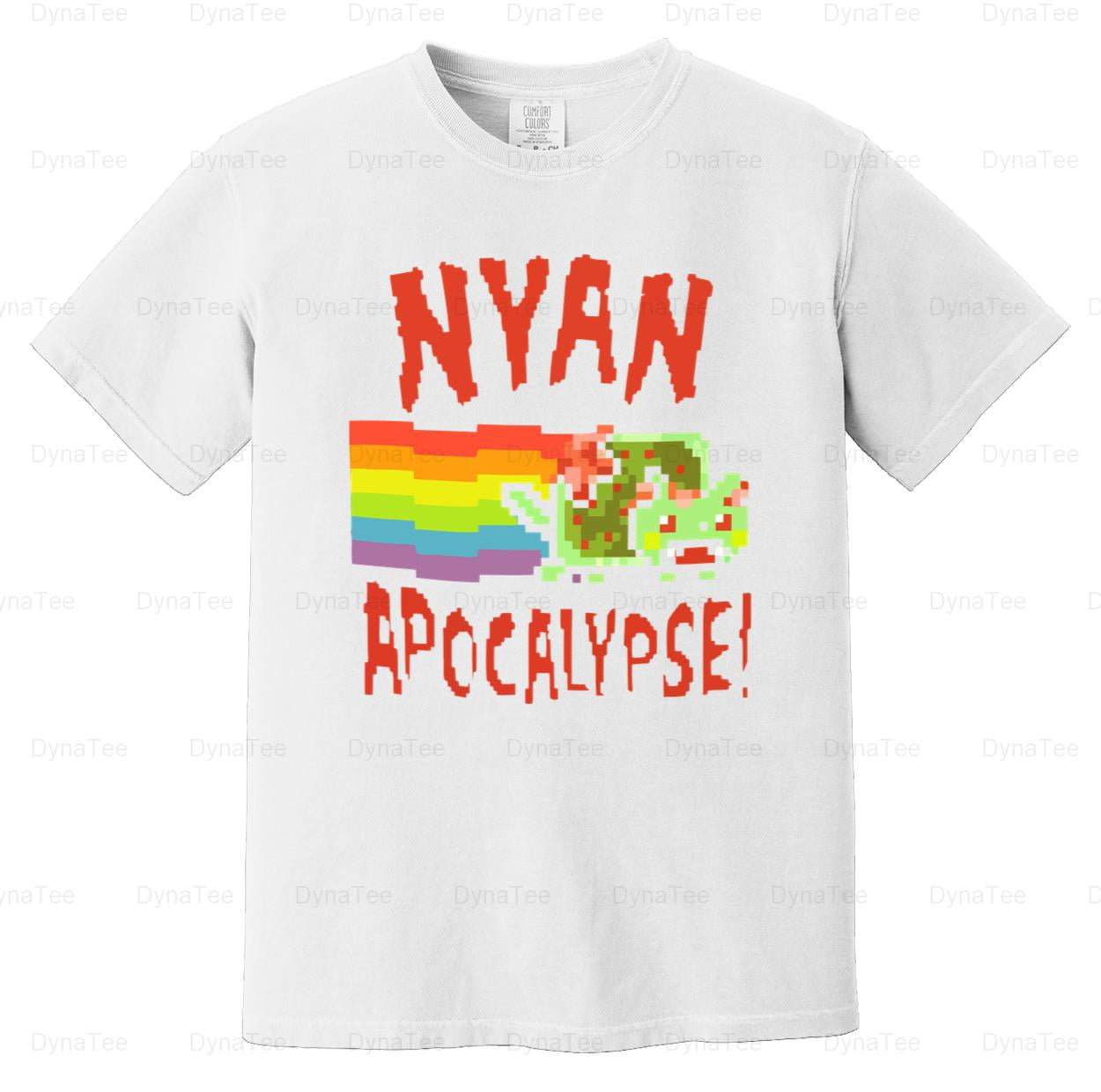 Nyan Cat Apocalypse Meme Internet Funny Cat Rainbow Pop Tart Comfort ...