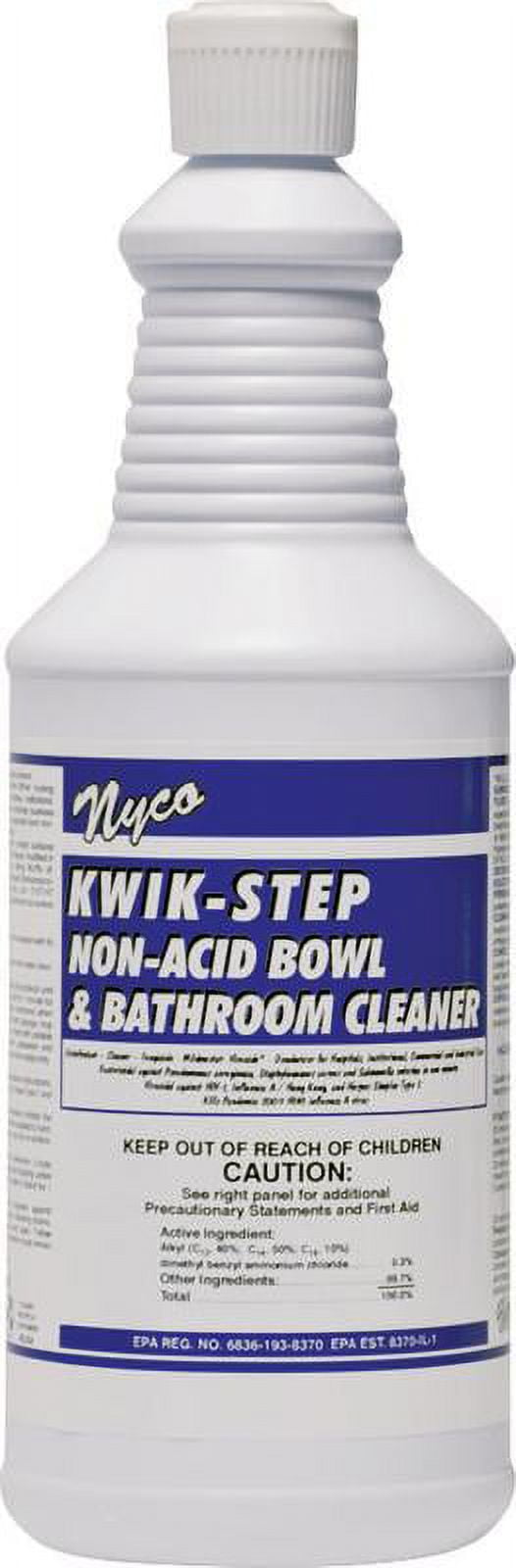 Nyco NL634-Q12 Kwik-Step Bathroom Cleaner, 32 Oz - Walmart.com