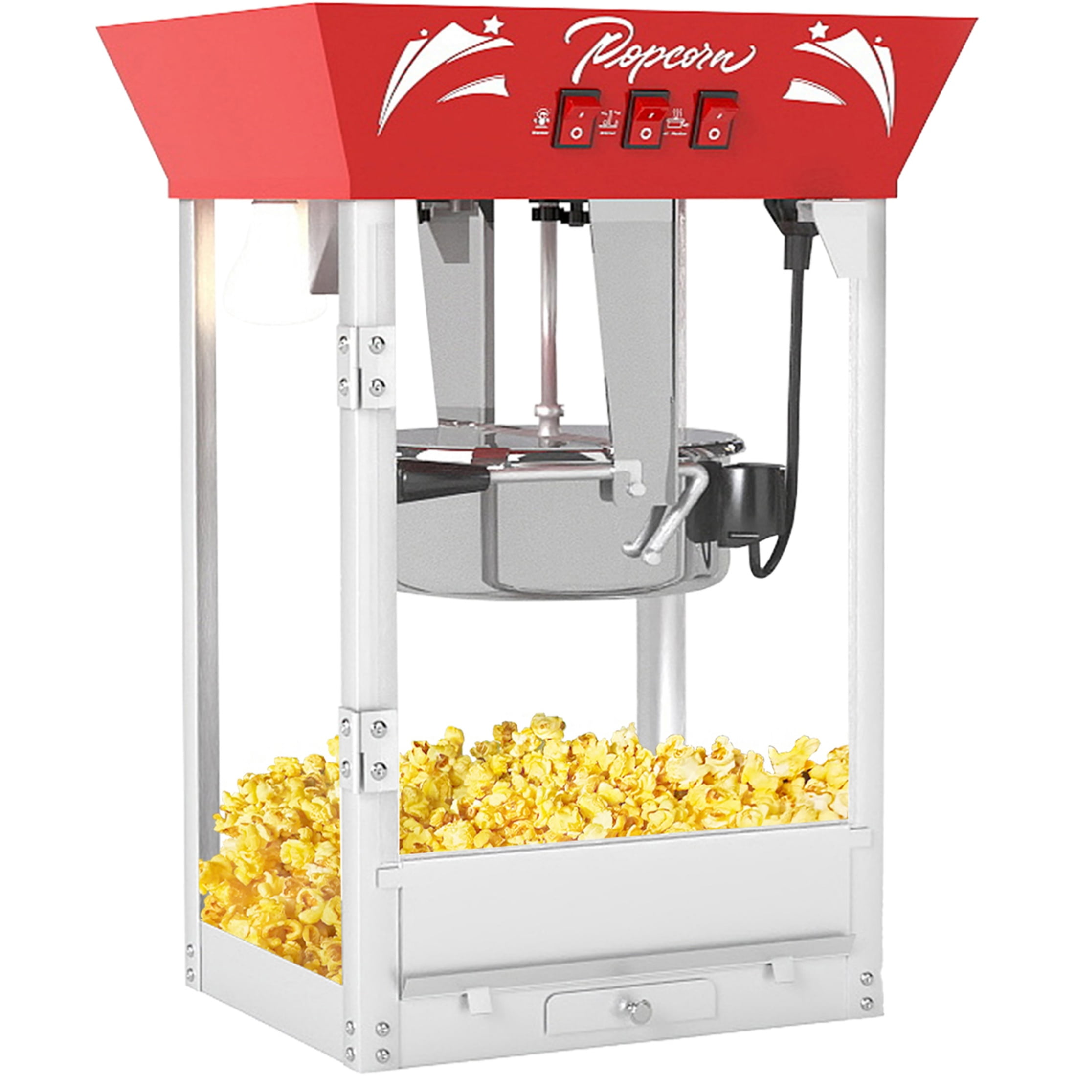Nyddle 12 Ounce Popcorn Maker Machine,Kettle Stainless Steel Commercial ...