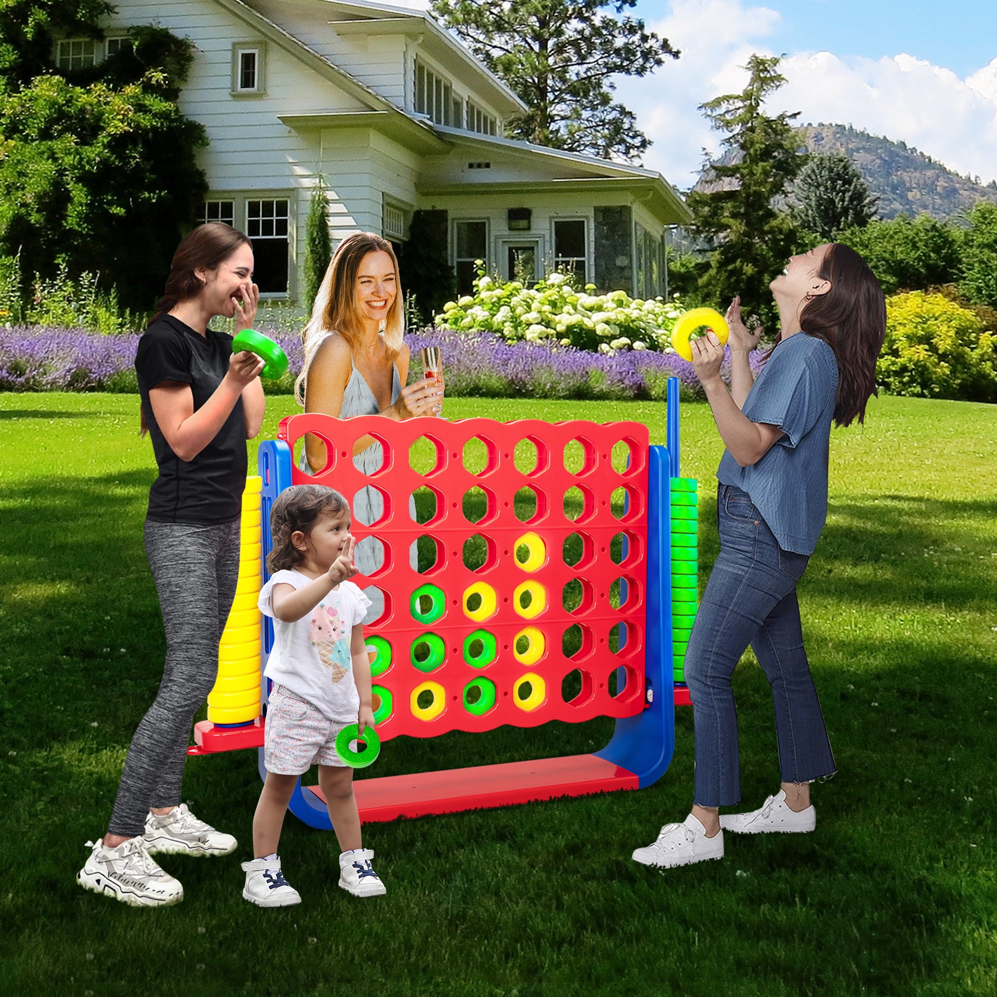 UniHex 3.6FT Jumbo 4-to-Score Giant Game Set for Nepal | Ubuy