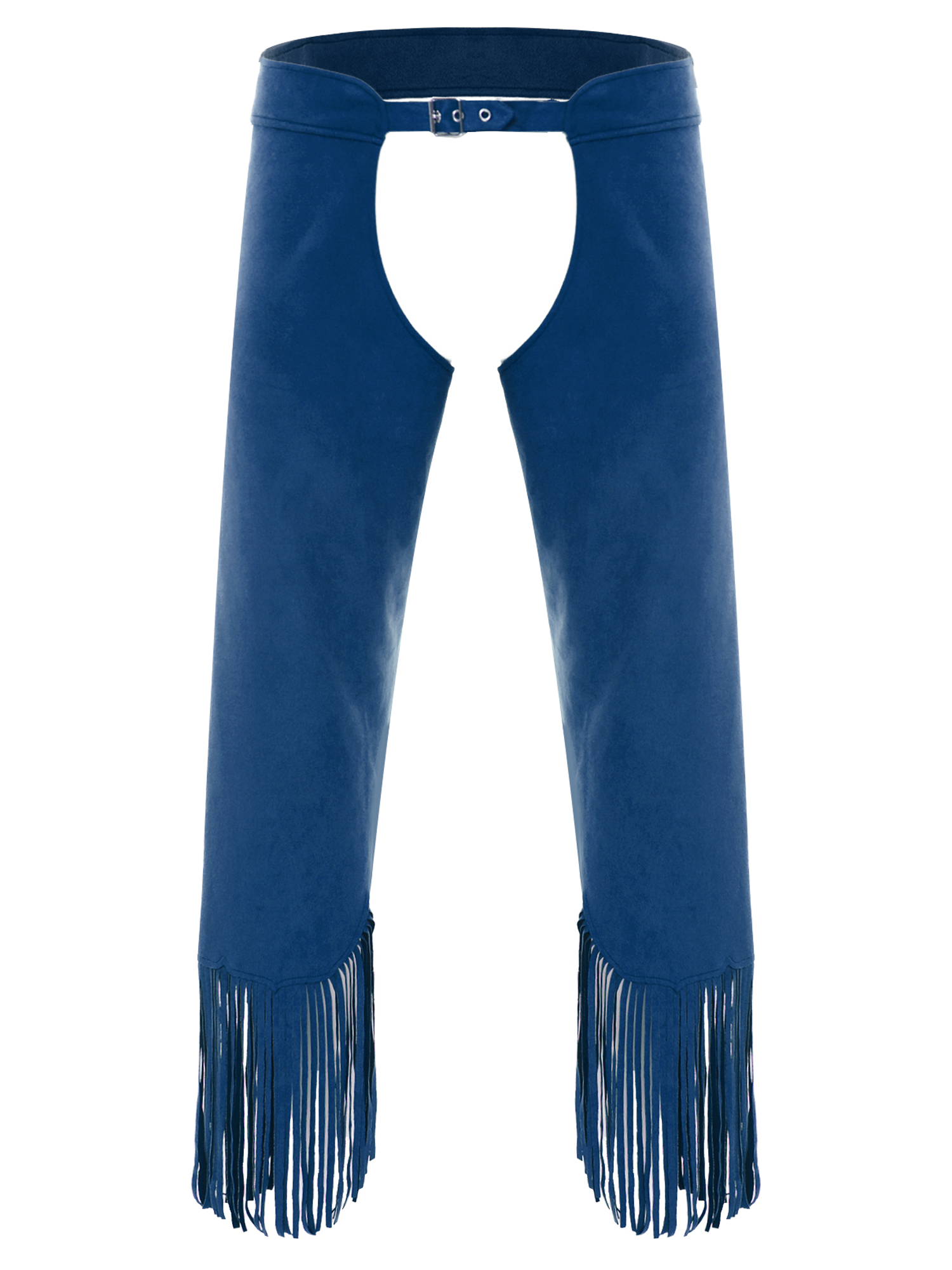 Nyeemya Men's Western Style Cowboy Chaps Fringe Overpants Trousers for ...