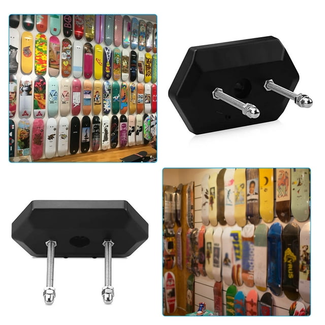 Nyidpsz 2 Pack Skateboard Wall Mount Skateboard Hanger for Skateboard ...