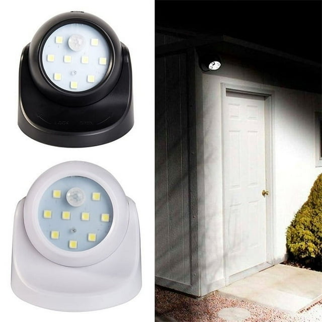 Nyidpsz 360° Battery Operated Indoor/Outdoor Night Light, Garden Motion ...