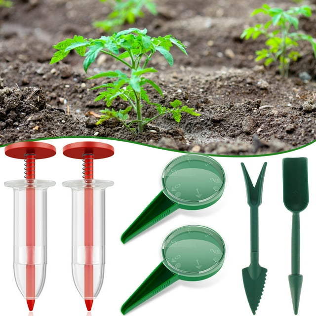 Nyidpsz 6 Pack Sowing Seeds Dispenser Set Mini Hand Held Garden Hand ...