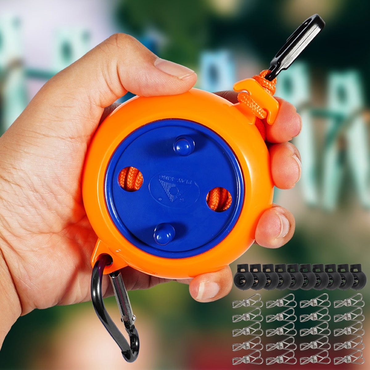 NUAHRHY 8 Meters Clothesline Retractable Washing Line Travel ...