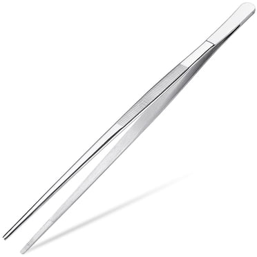 Wideskall 2-Piece 12" Large Stainless Steel Culinary Tweezers with ...