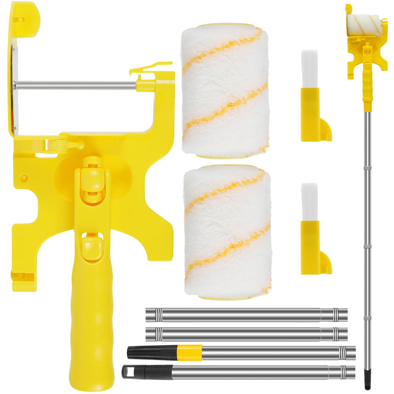 Nyidpsz Paint Edger Roller Brush Kit Plastic Wall Paint Roller with ...