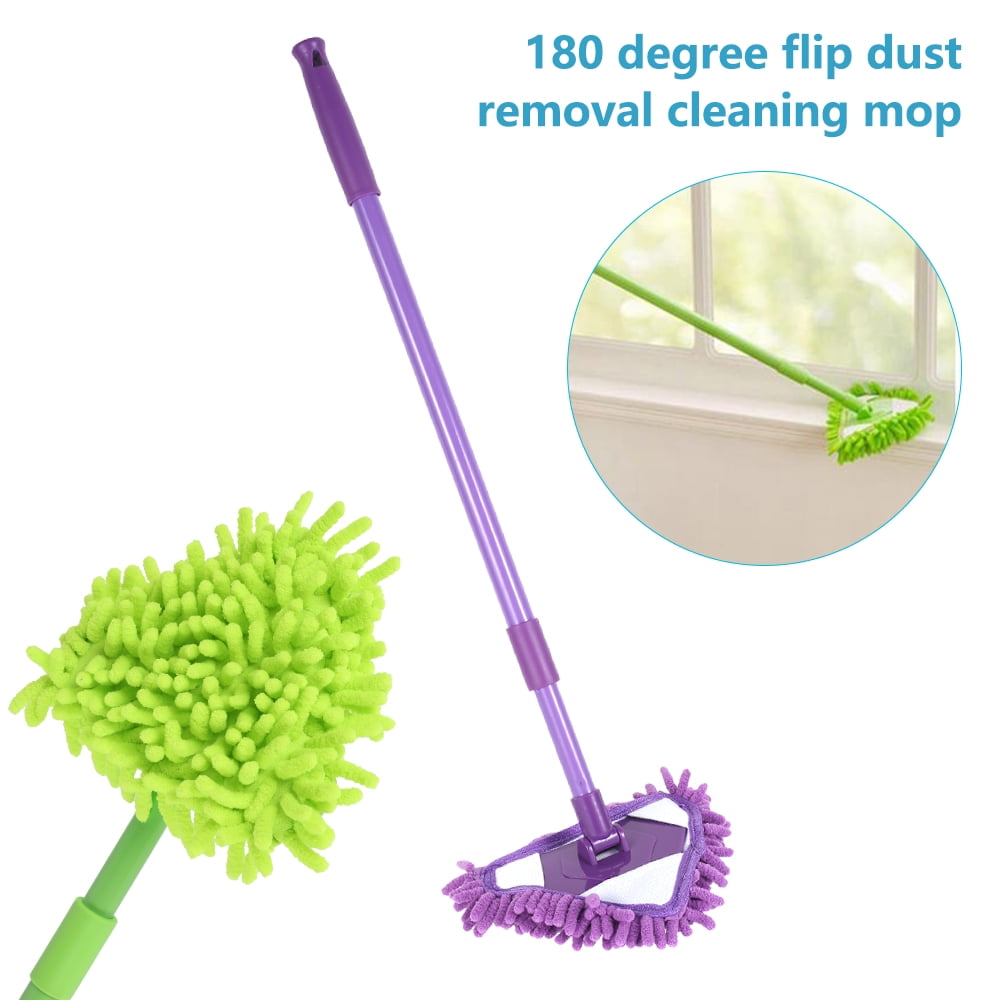 Nyidpsz Telescopic Microfiber Cleaning Mop, 22-35inch, for Floor, Wall ...