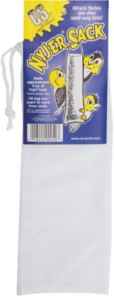 C & S Products Nyjer Sack Bird Feeder - Clip-On, For Finches - Single ...