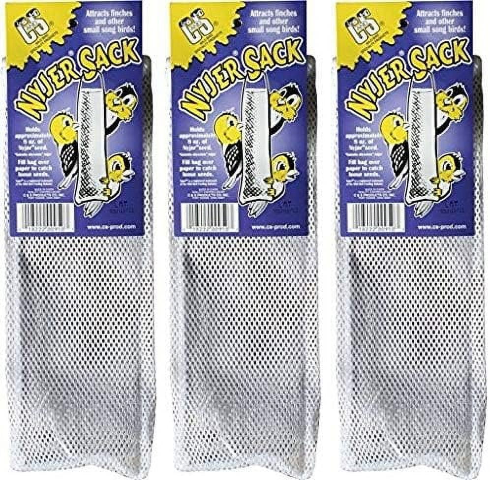 C & S Products Nyjer Sack Bird Feeder - Hanging, Outdoor, For Finches ...