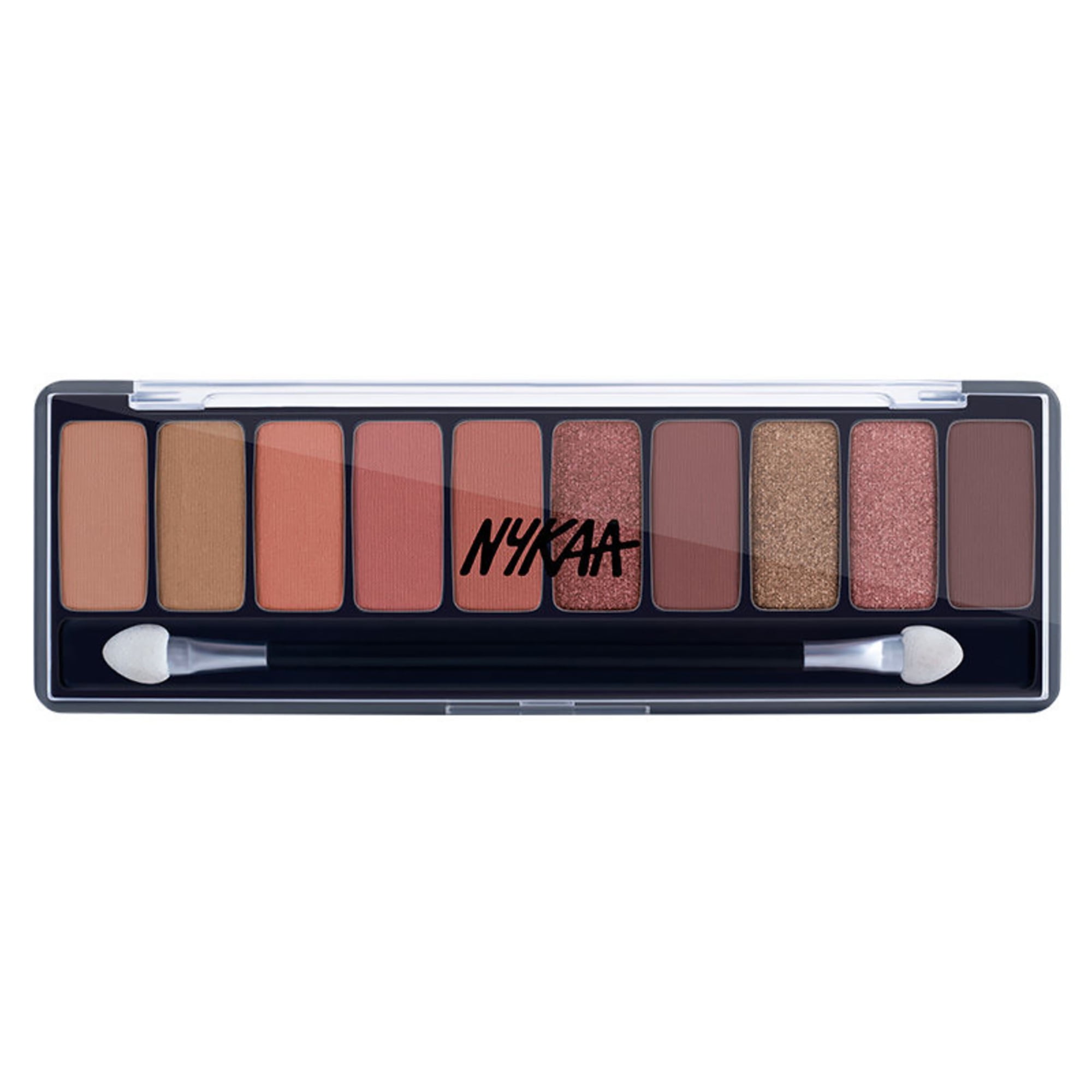 Nykaa Cosmetics Eyes On Me 10-in-1 Eyeshadow Palette, Beachside Peach ...