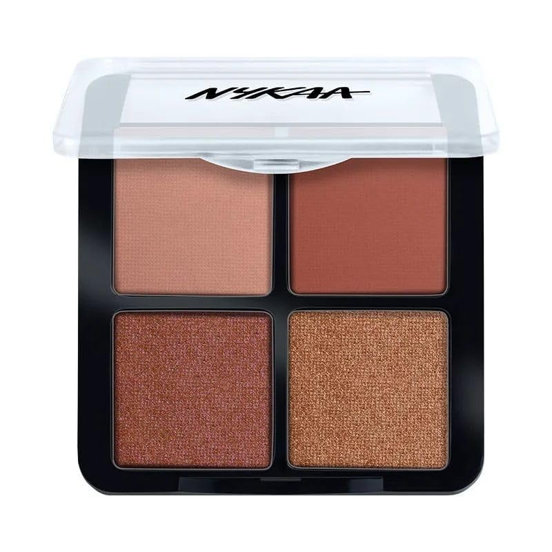 Nykaa Cosmetics Eyes On Me! 4 In 1 Quad Eyeshadow Palette - Sunset ...