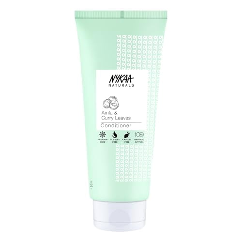 Nykaa Naturals Amla and Curry Leaves Conditioner - Anti Frizz ...