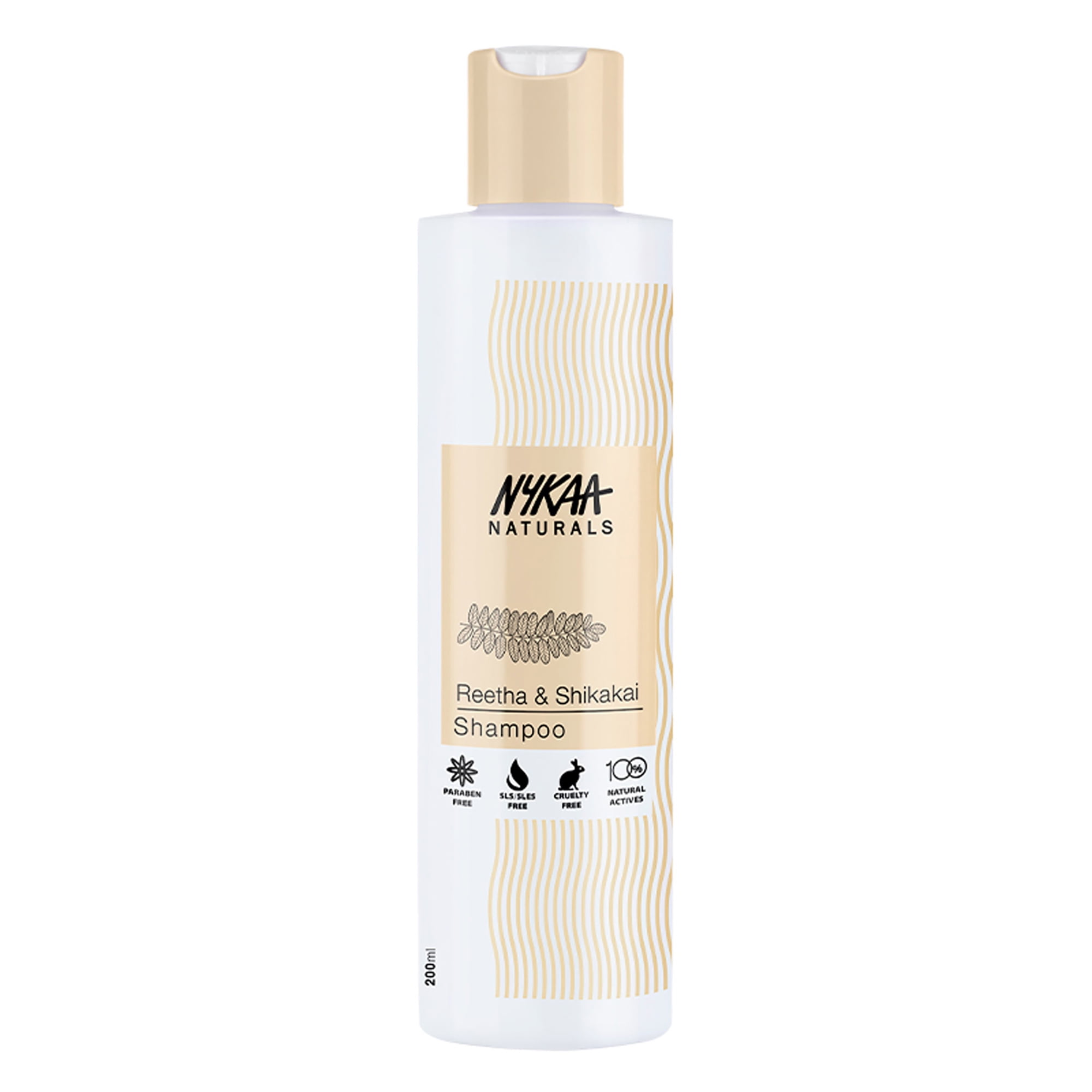 Nykaa Naturals Shampoo for Brittle Hair, Reetha and Shikakai, 6.76 oz ...