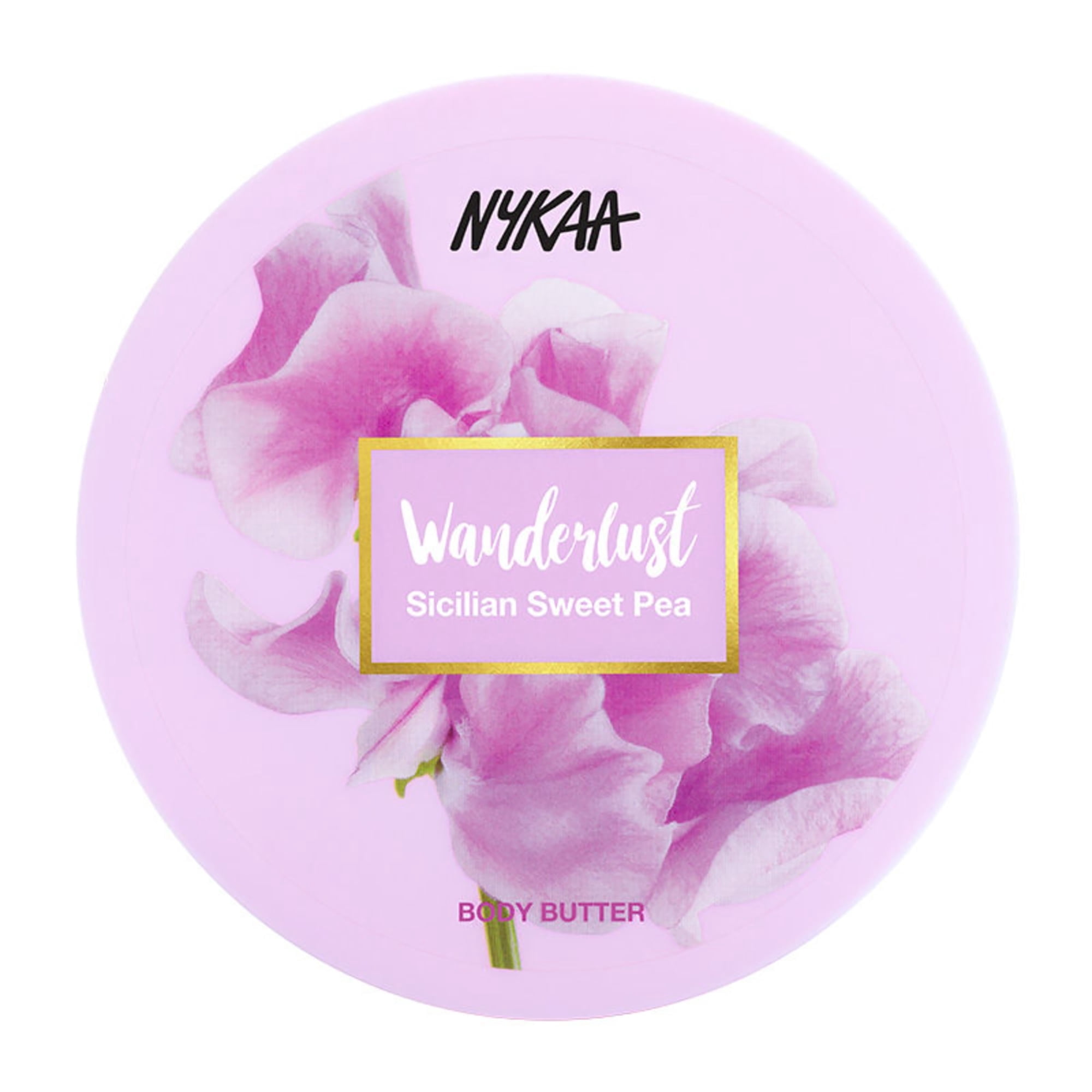 Nykaa Naturals Wanderlust Body Butter, Sicilian Sweet Pea, 6.7 oz ...