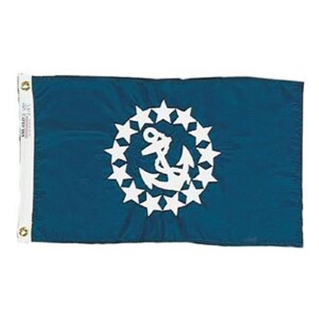 Nyl-Glo Commodore Flag-12 in. X 18 in. - Walmart.com