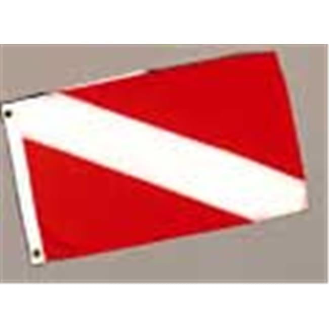 Nyl-Glo Skin Diver Flag-20 in. X 30 in. - Walmart.com