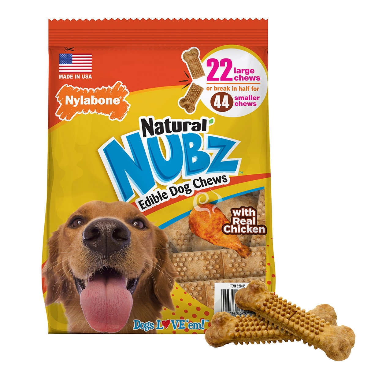 Nylabone NUBZ Dog Chews, 22 Count - Walmart.com