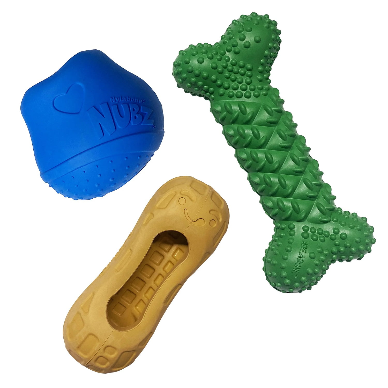Nylabone Nubz Treat N' Chew Toy (Pack of 3) - Walmart.com