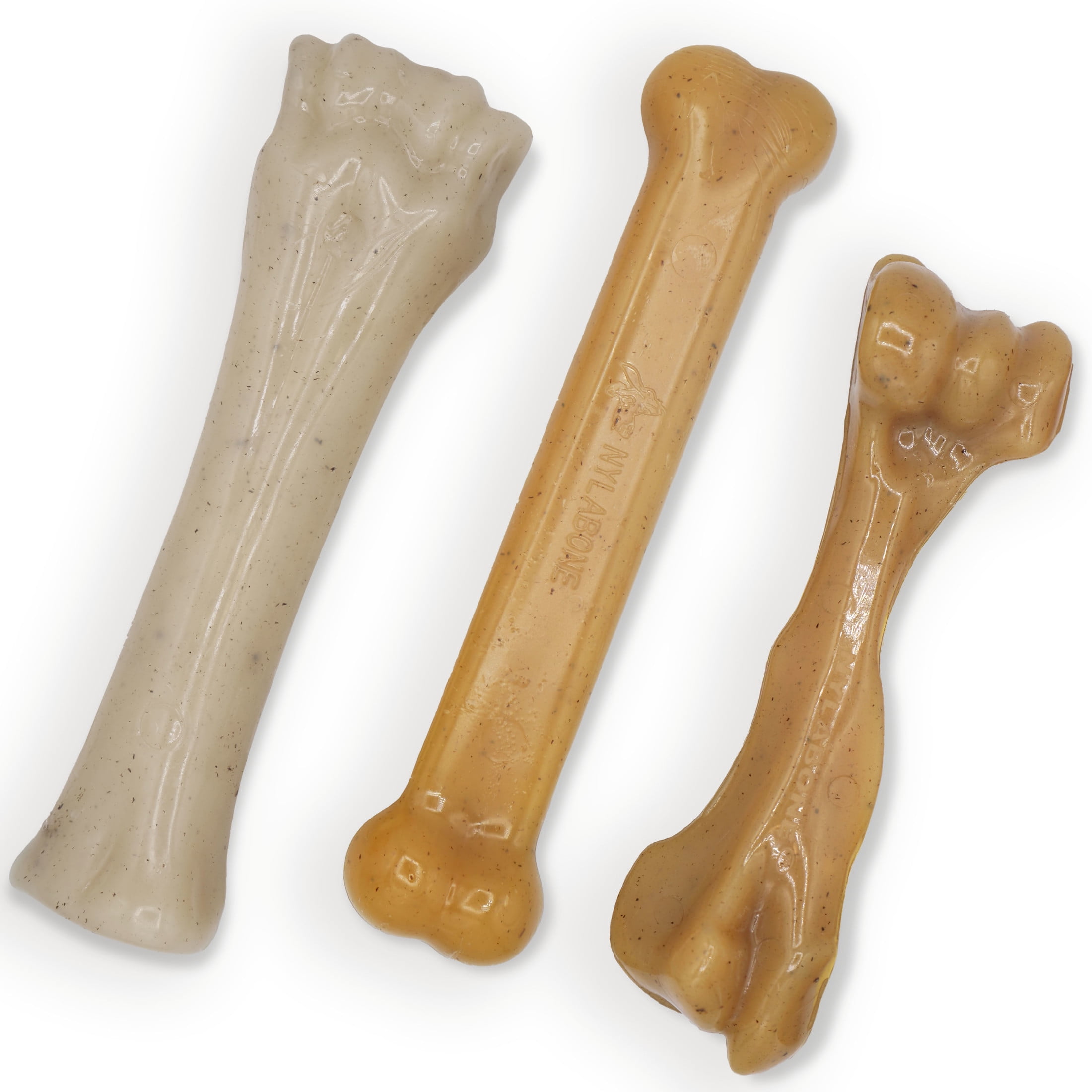 Nylabone Strong Chew Gourmet Style Dog Toys, Dog Chew Toys, Baby Back ...