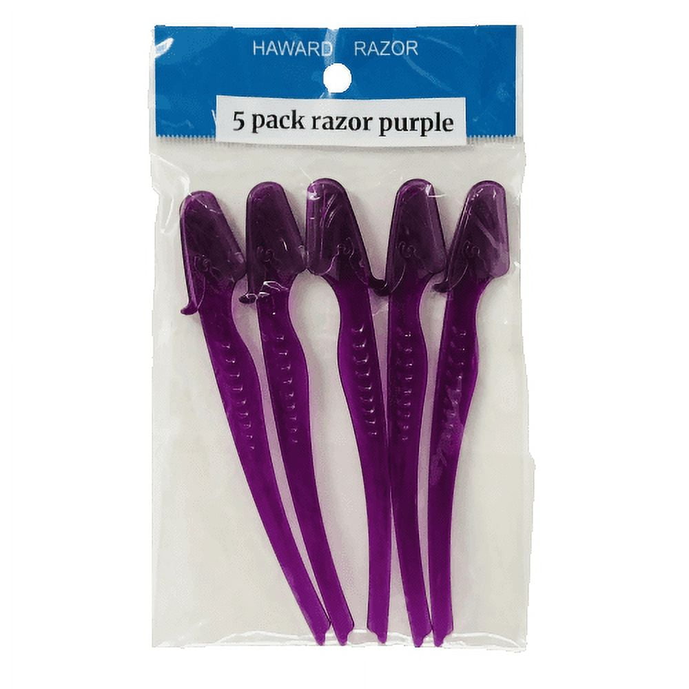 Nylea 5Pack Eyebrow Razor Trimmer [Extra Precision] Disposable Facial ...