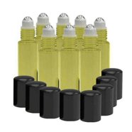 Pinkiou Empty Roll on Bottles for Essential Oils, 6Pcs 5ml Glass Roll on Bottles Refillables ...