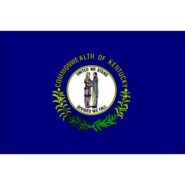 Nylglo Kentucky State Flag,3x5 Ft 141960 - Walmart Business Supplies