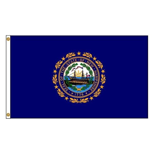 Nylglo New Hampshire Flag,4x6 Ft,Nylon 143470 - Walmart Business Supplies