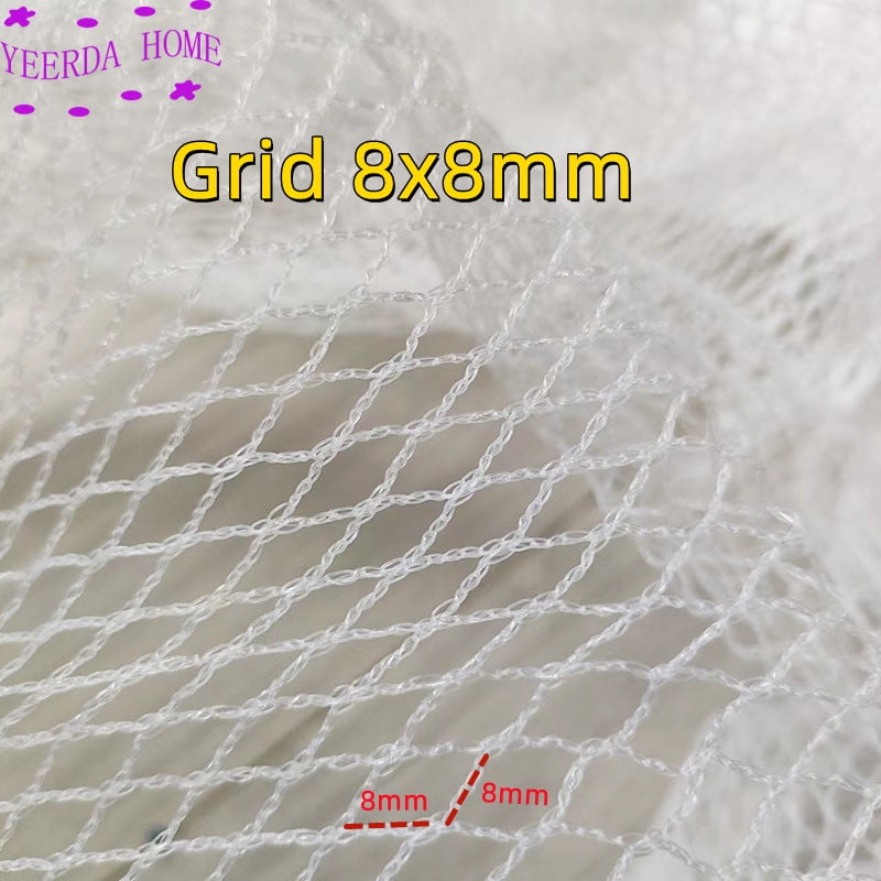 Nylon Anti-Hail Netting, Hail Protect Garden Netting Mesh PE White 8mm ...