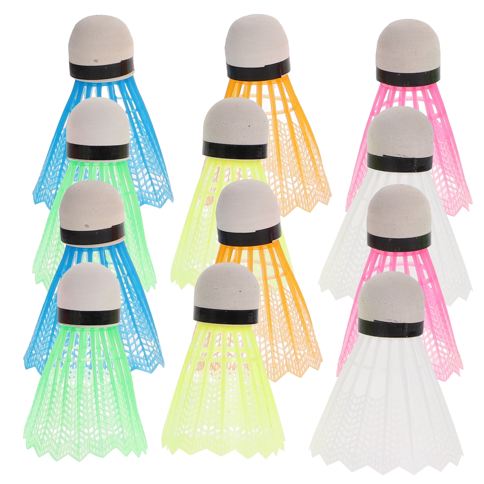 Nylon Badminton Shuttlecocks Birdies Ball High Speed Outdoor Child 12 ...