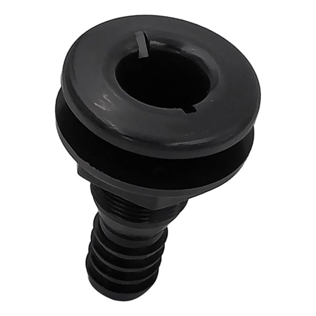 Nylon Barbed Standard Length 1 "Straight Through Connector? Black ...