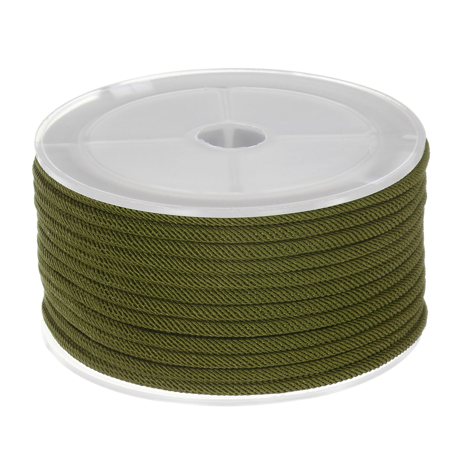 Nylon Beading Cord 3mm x 32.8 Feet Bracelet Knotting String, Dark Olive ...