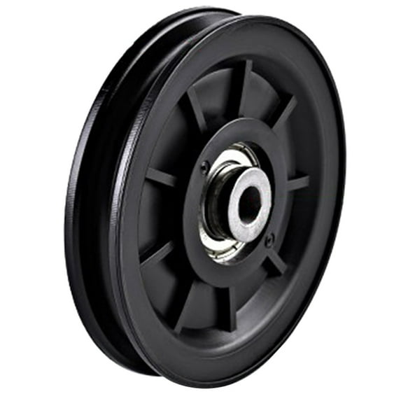 Nylon Bearing Pulley Wheel Round Black Wheel Cable Gym Fitness ...