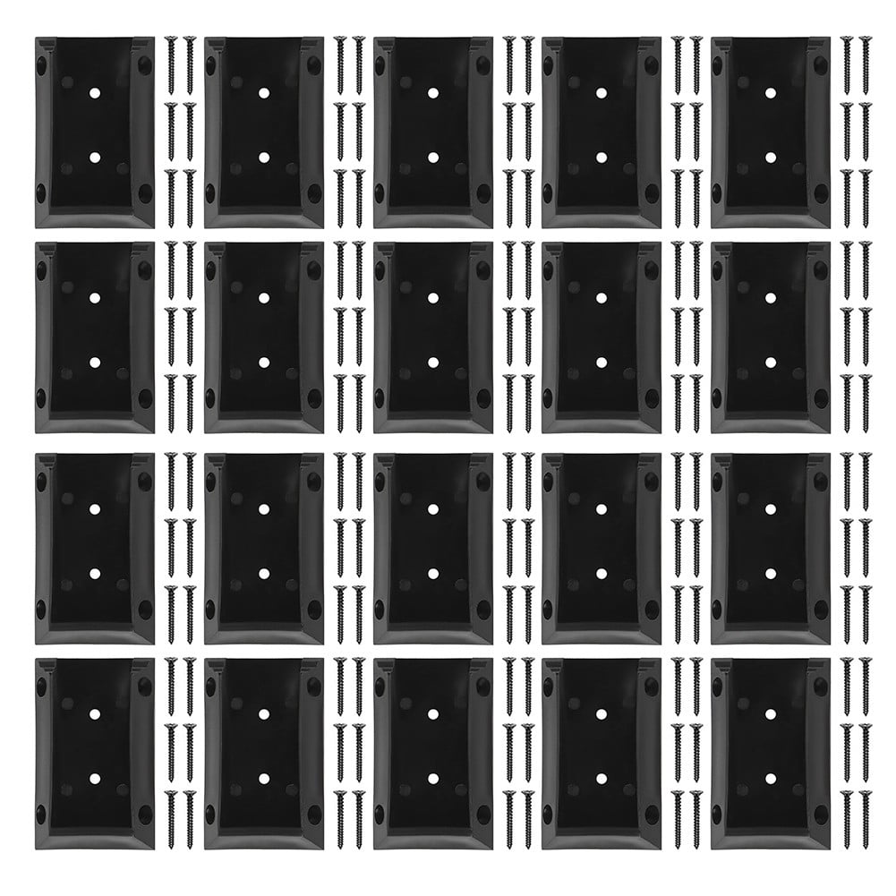 Nylon Bracket Connectors For Deck Railings For 20 Pack For For 2X4 Wood ...