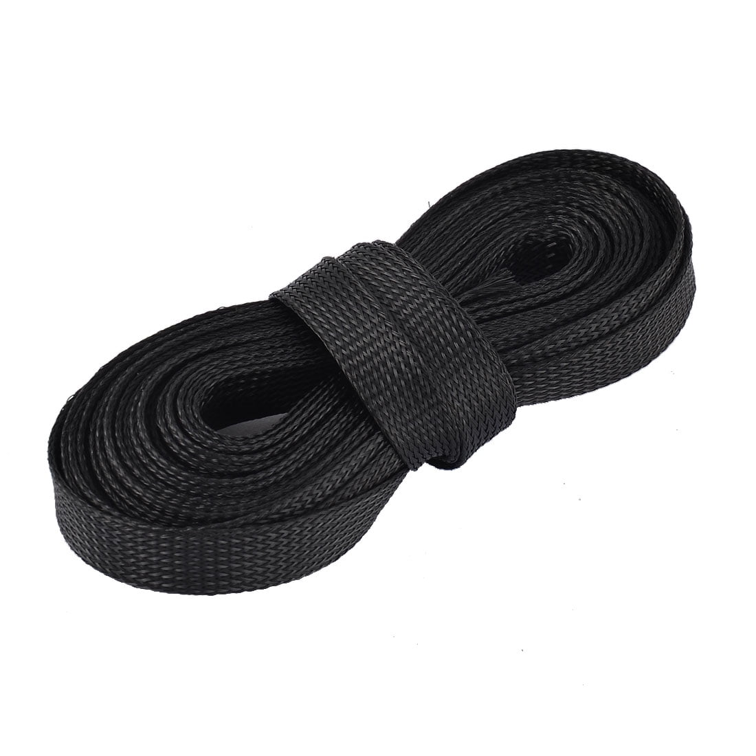 Nylon Braided Expandable Sleeving Cable Wire Sheathing Sleeve Black 6 ...