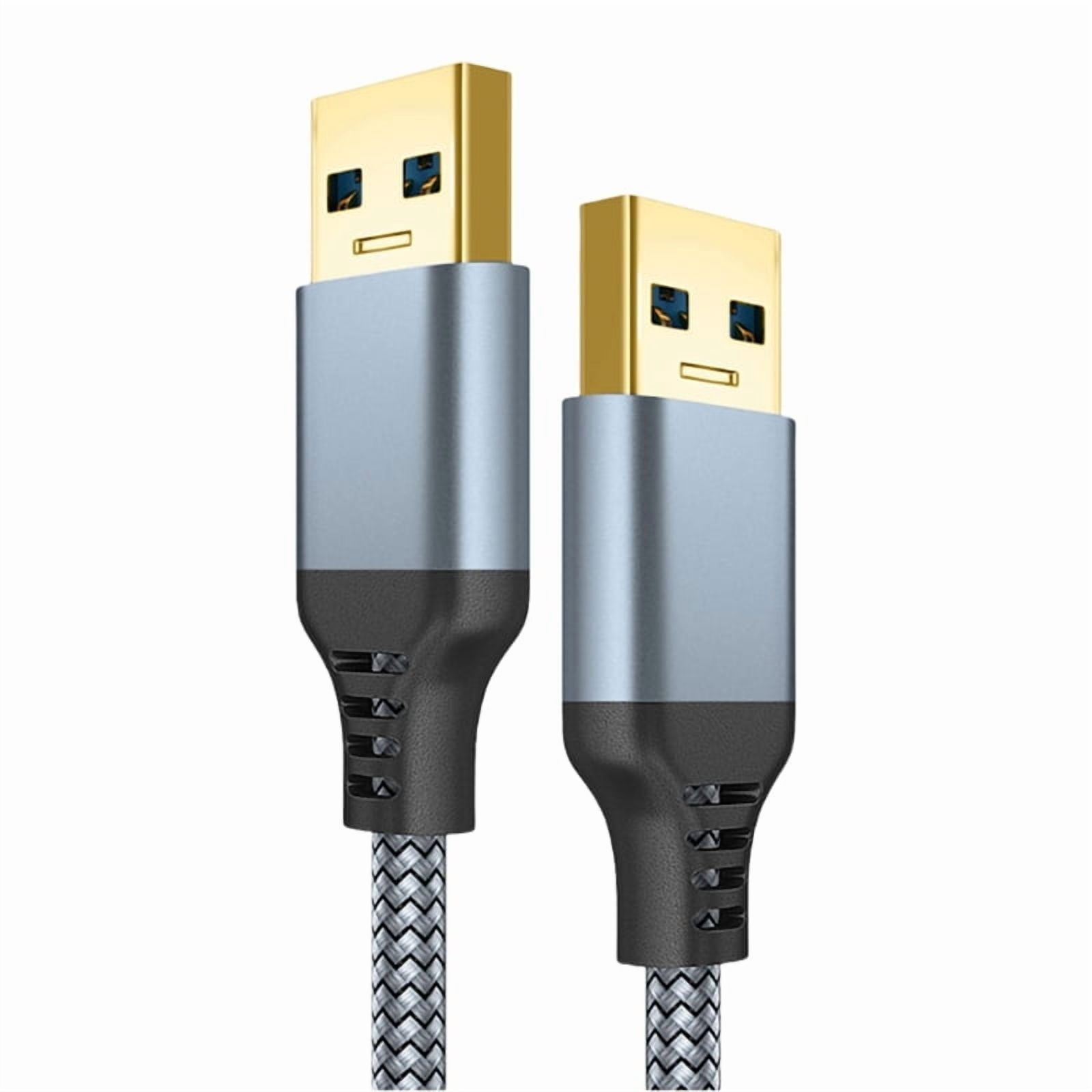 Nylon Braided USB 3.0 Extension Cord Data Transfer Cable Line Double ...