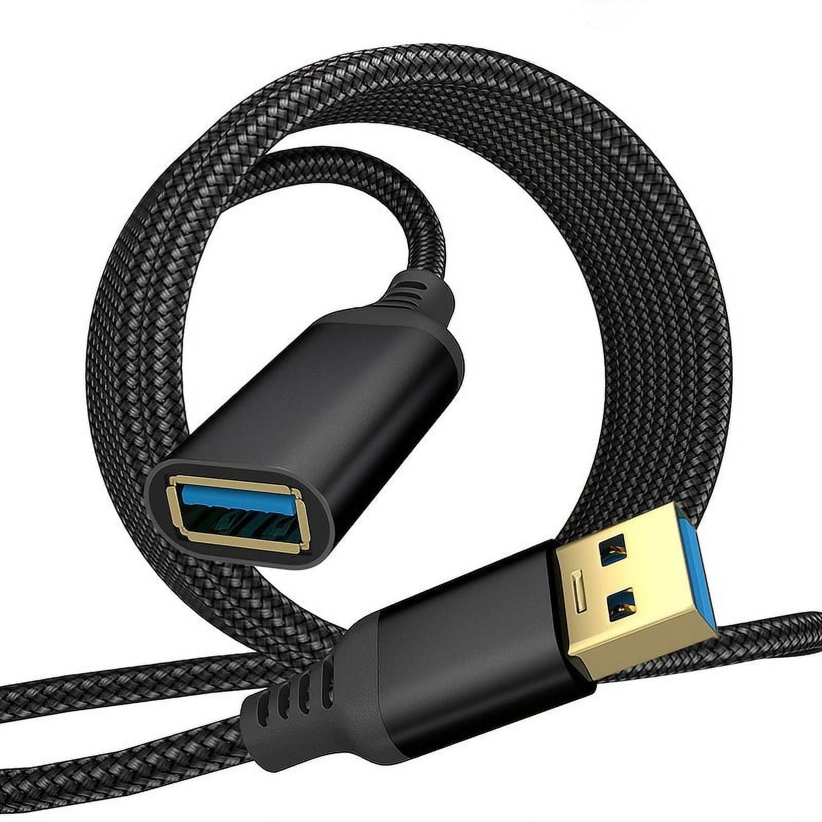 Nylon Braided USB 3.0 Male To Female High-speed Transmission Data Cable ...