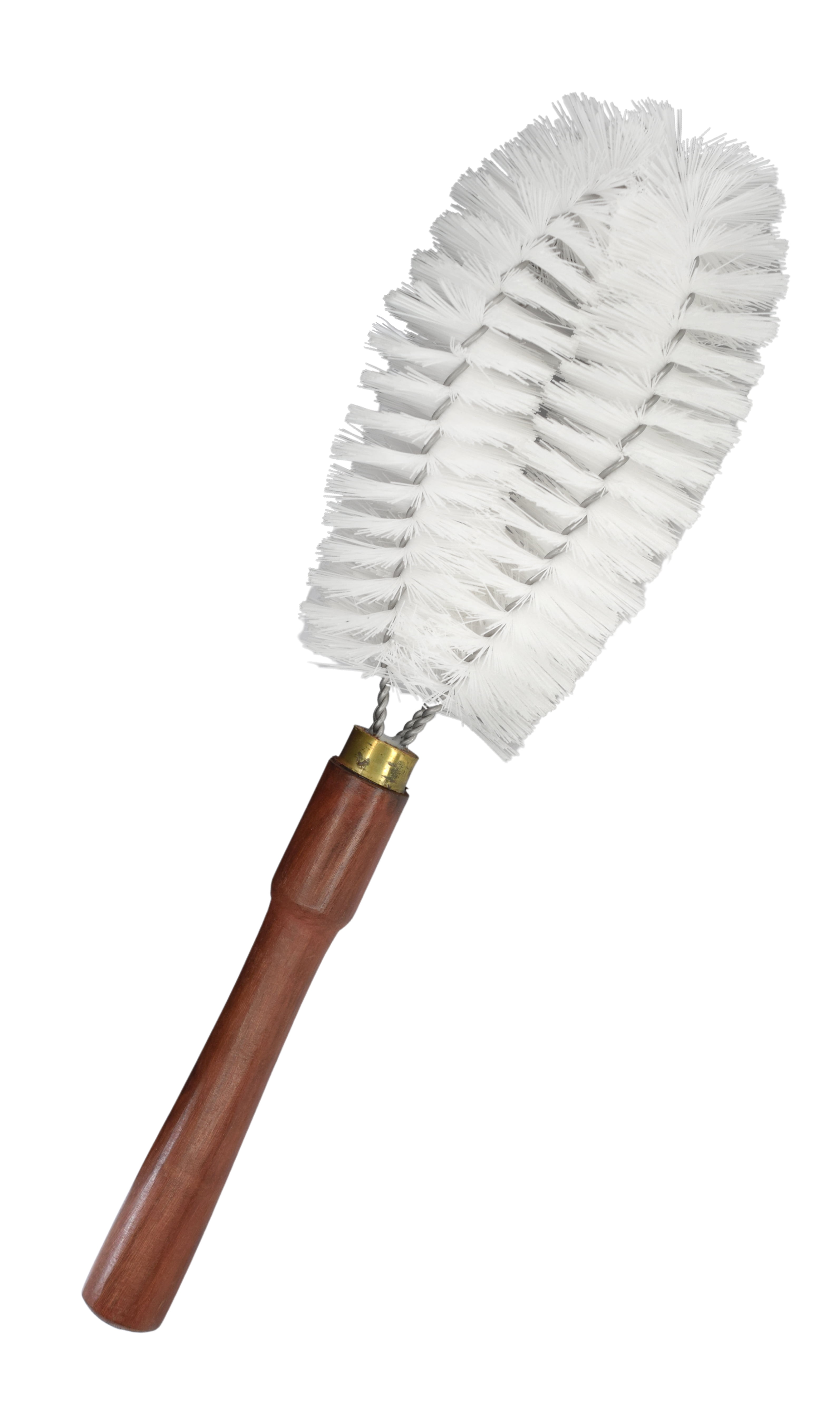 Nylon Bristle Cleaning Brush, 13.5" - Wooden Handle - Ideal for ...