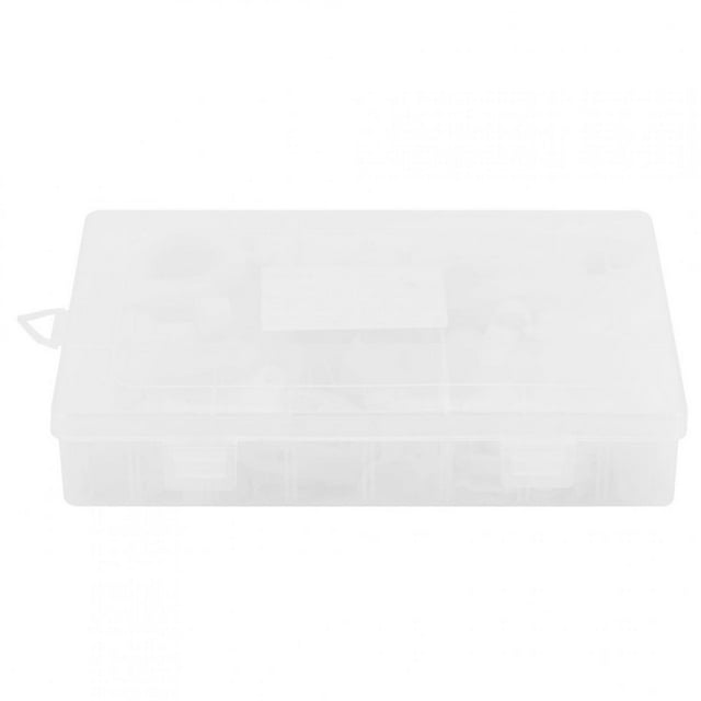 Nylon Cable Clip Assortment Box, 200 Pieces, White Plastic P Fasteners ...