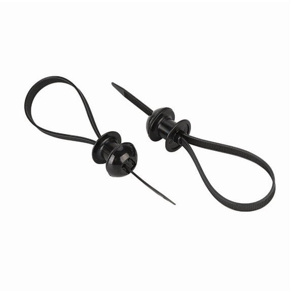 Nylon Cable Tie Buckle 100 Pack – Heavy Duty Automotive Fastener Clips ...