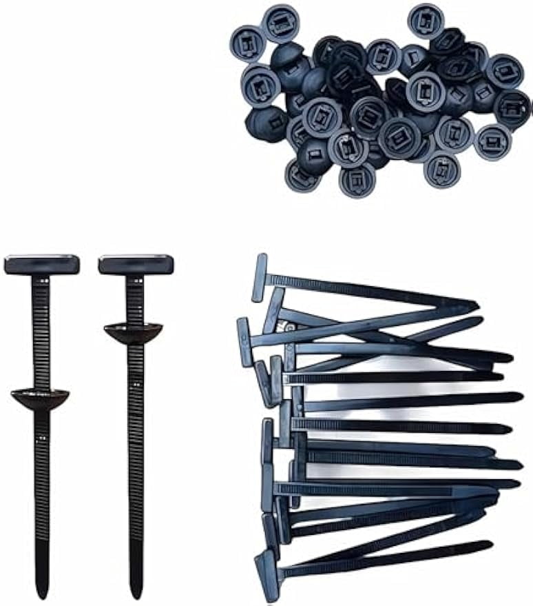Nylon Cable Tie Buckle, Heavy-Duty Self-Locking Cable Ties with UV ...