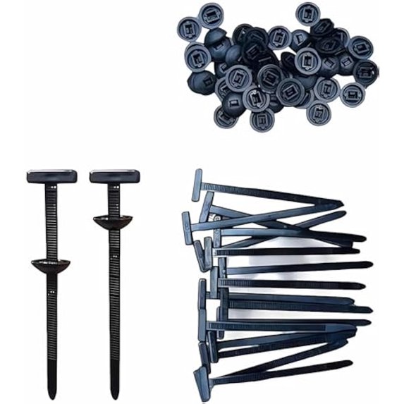 Nylon Cable Tie Buckle, Heavy-Duty Self-Locking Cable Ties with UV ...
